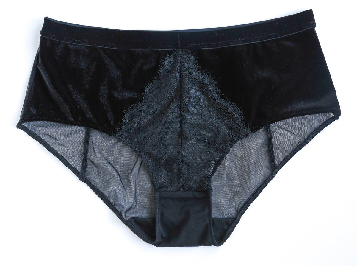 Queenie Velvet Briefs – MONOLOGY